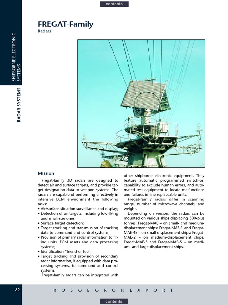 Fregat, Podberezovik, and Positiv Radars | PDF | Radar ...