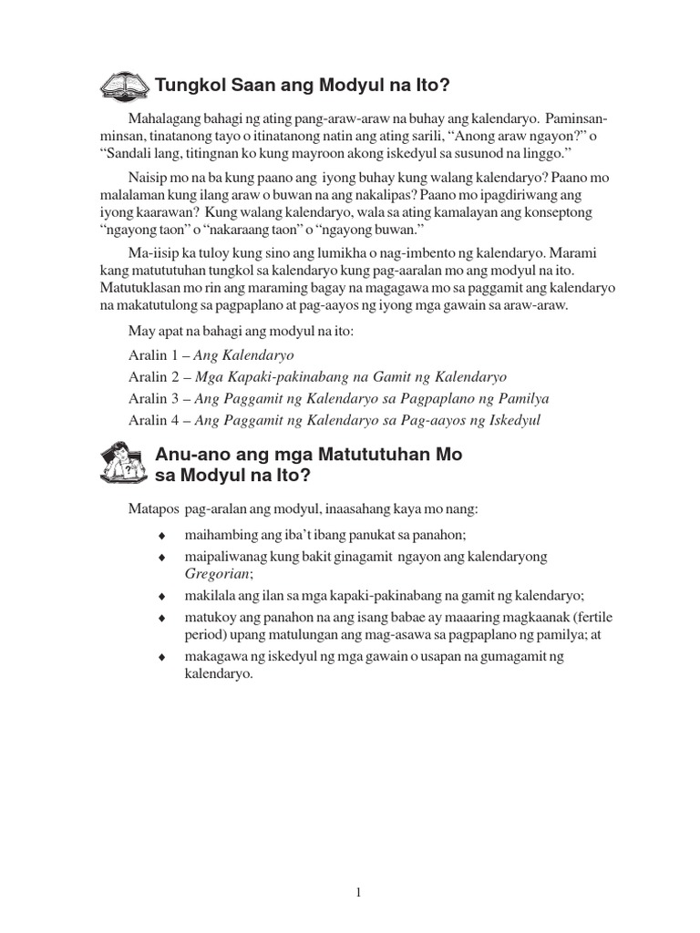 Ang Kalendaryo PDF | PDF