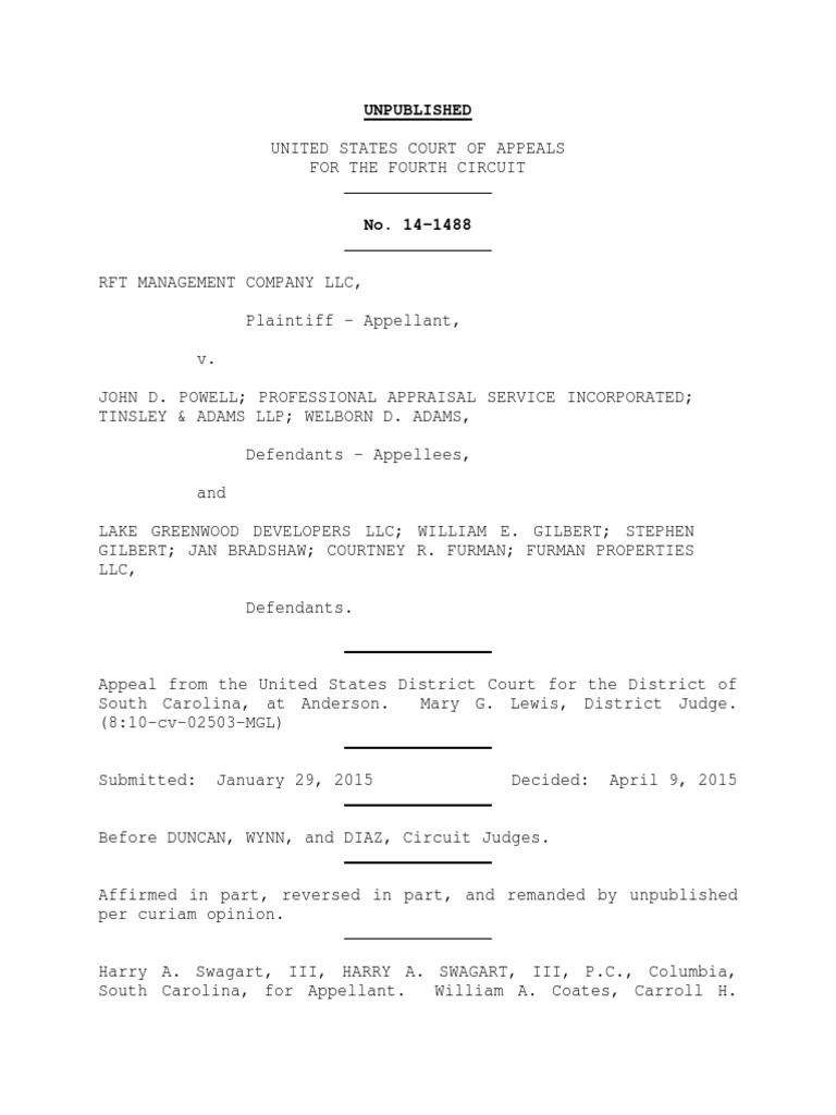 Unpublished | PDF | Collateral Estoppel | Lawsuit