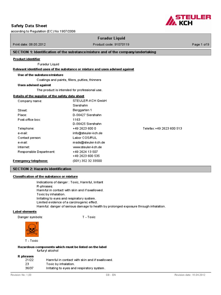 MSDS PDF Toxicity Personal Protective Equipment, 57% OFF