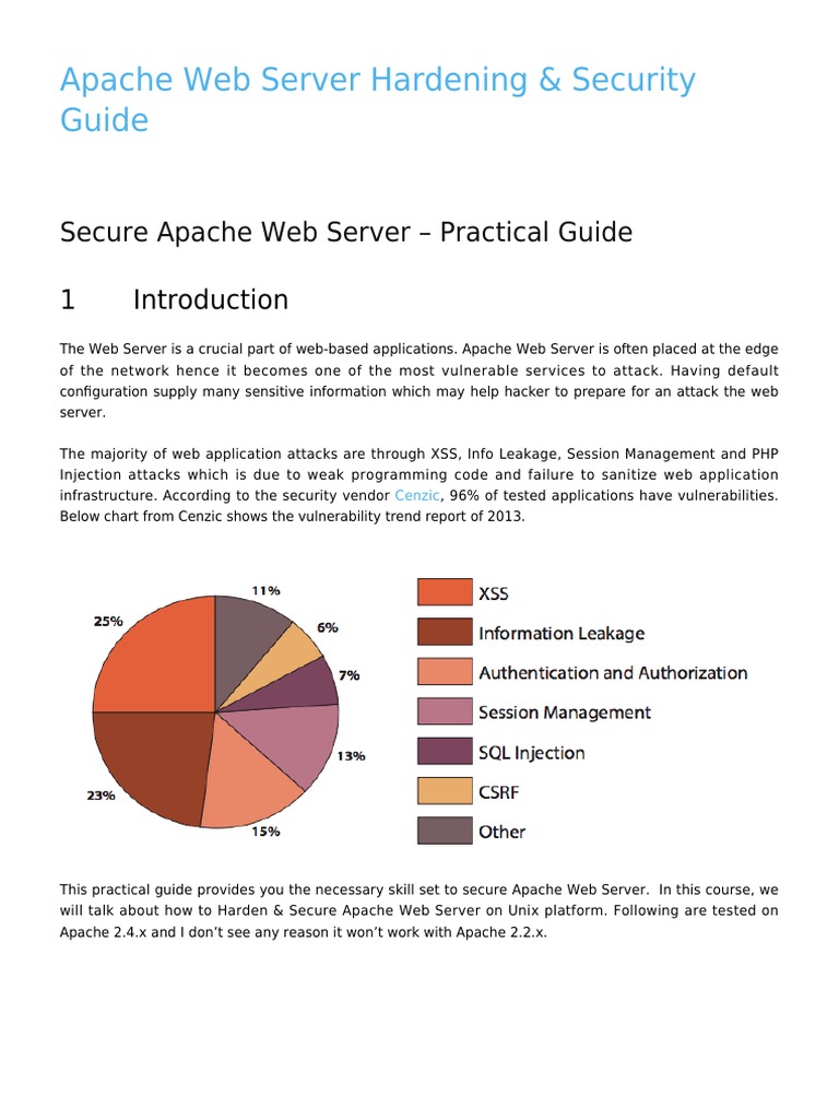 Secure Apache: Hardening Guide | PDF | Transport Layer Security | Http Cookie