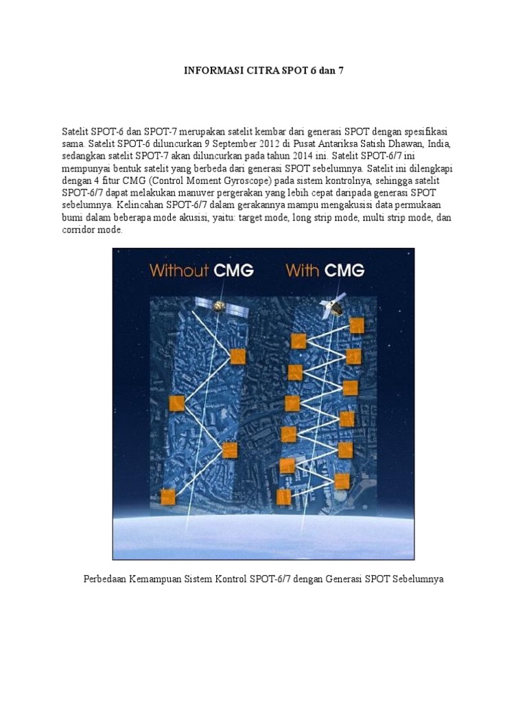 Citra Satelit SPOT-6/7 Terbaru | PDF