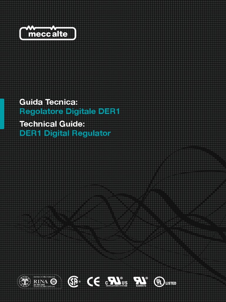 Guida Tecnica: Technical Guide:: Regolatore Digitale DER1 DER1 Digital Regulator | PDF ...
