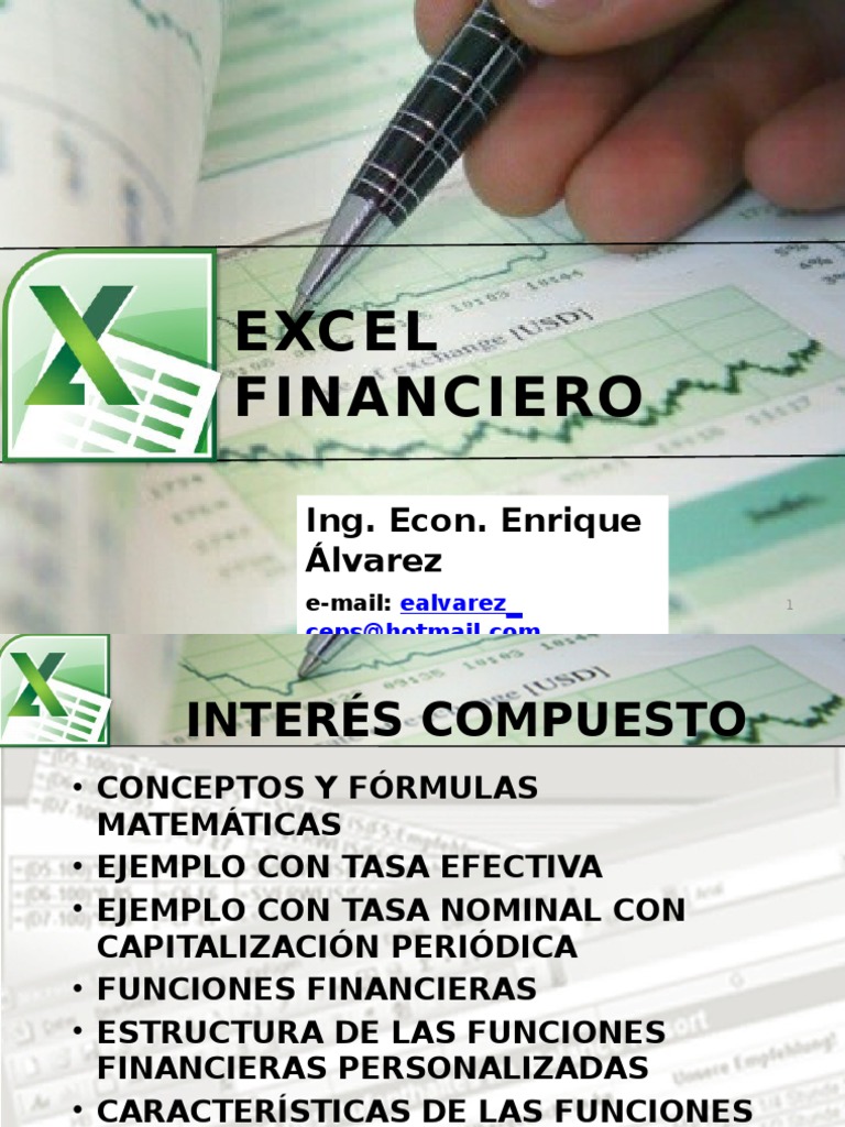 Clase 2 - Excel Financiero | PDF | Enseñanza de matemática | Finanzas (general)
