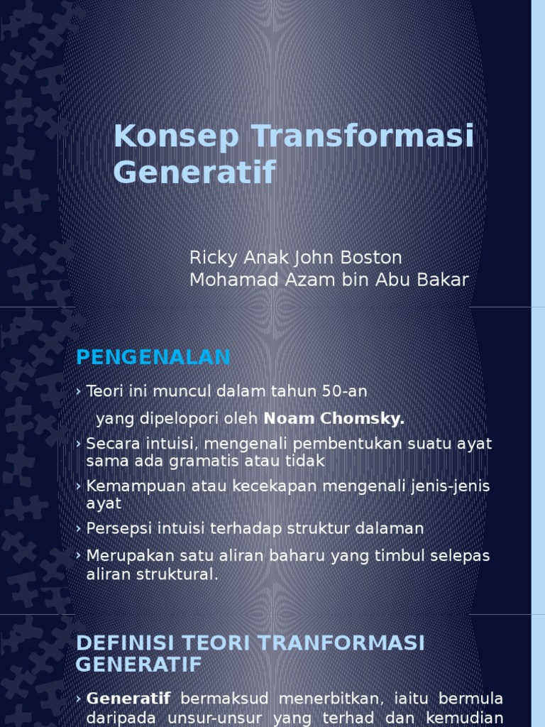 Konsep Transformasi | PDF