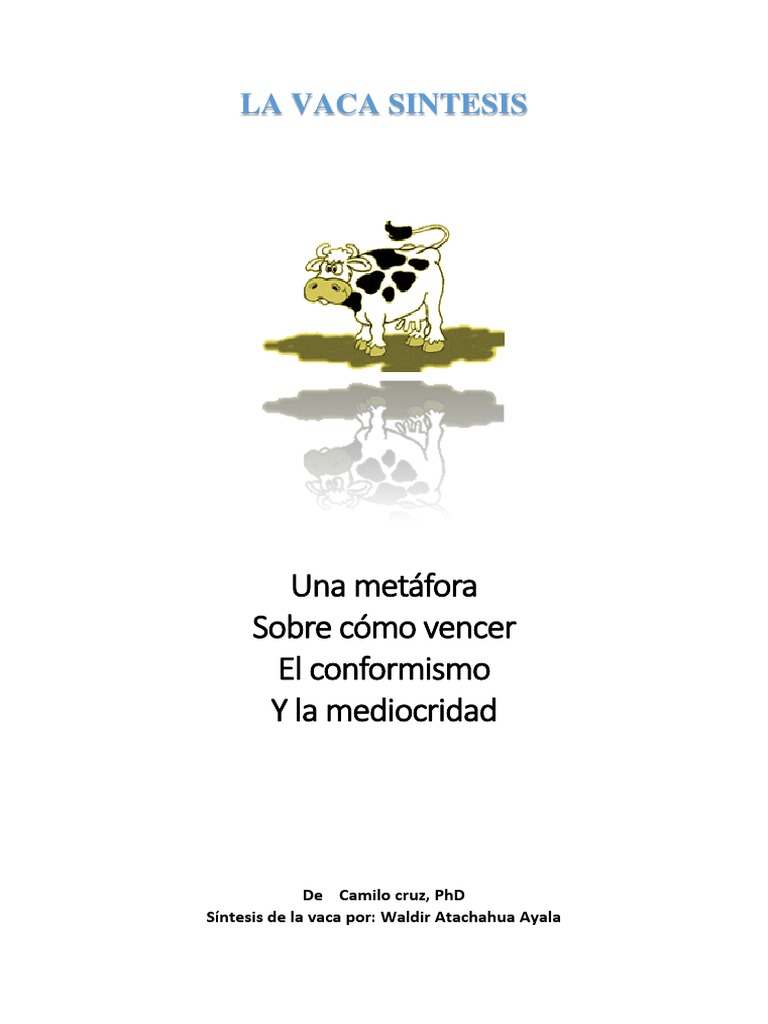 La Vaca PDF | PDF | Vacas | Pobreza
