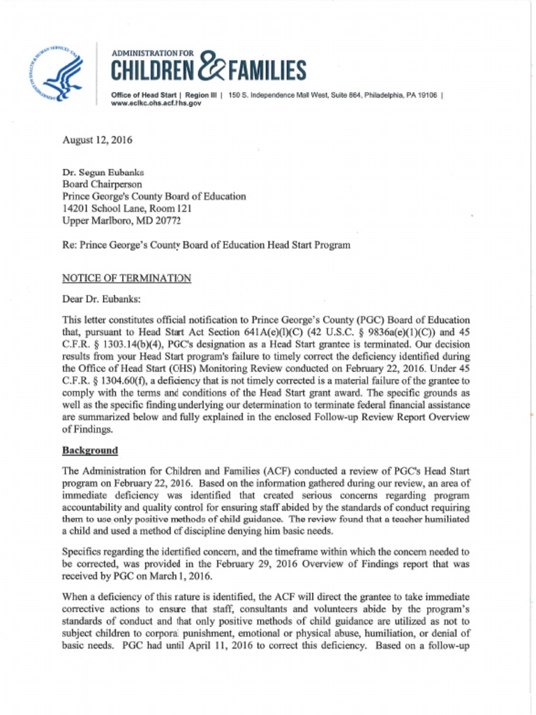 Head Start Report | PDF