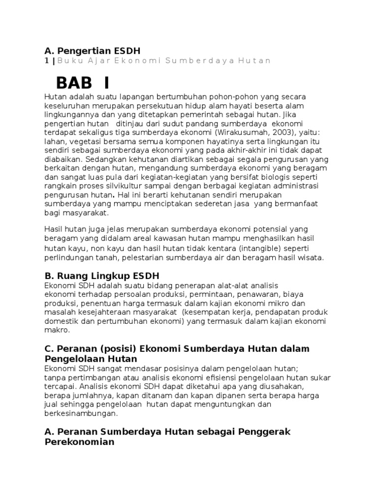 Rangkuman Esdh | PDF
