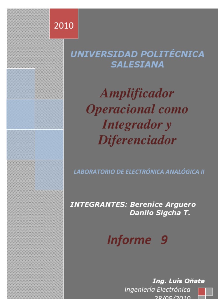 A O Como Integrador y Diferenciador | PDF
