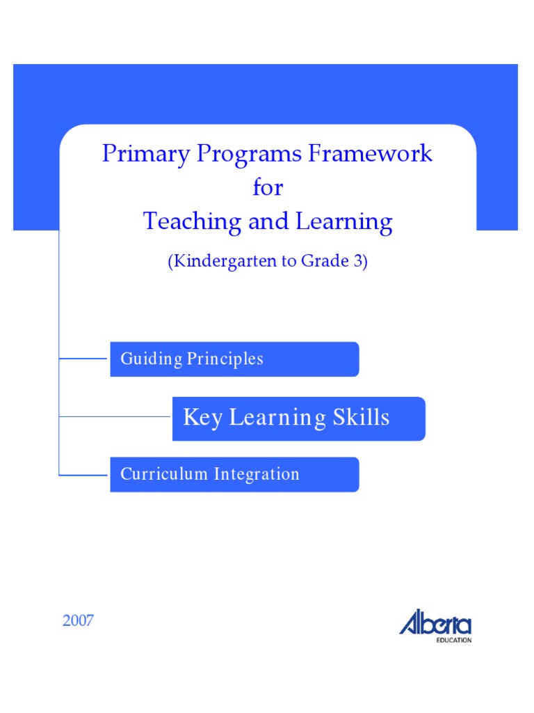 Primary Programs Framework For Teaching and Learning | PDF | Critical ...