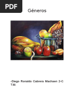 Características de los Géneros Artísticos | PDF | Género | Pinturas