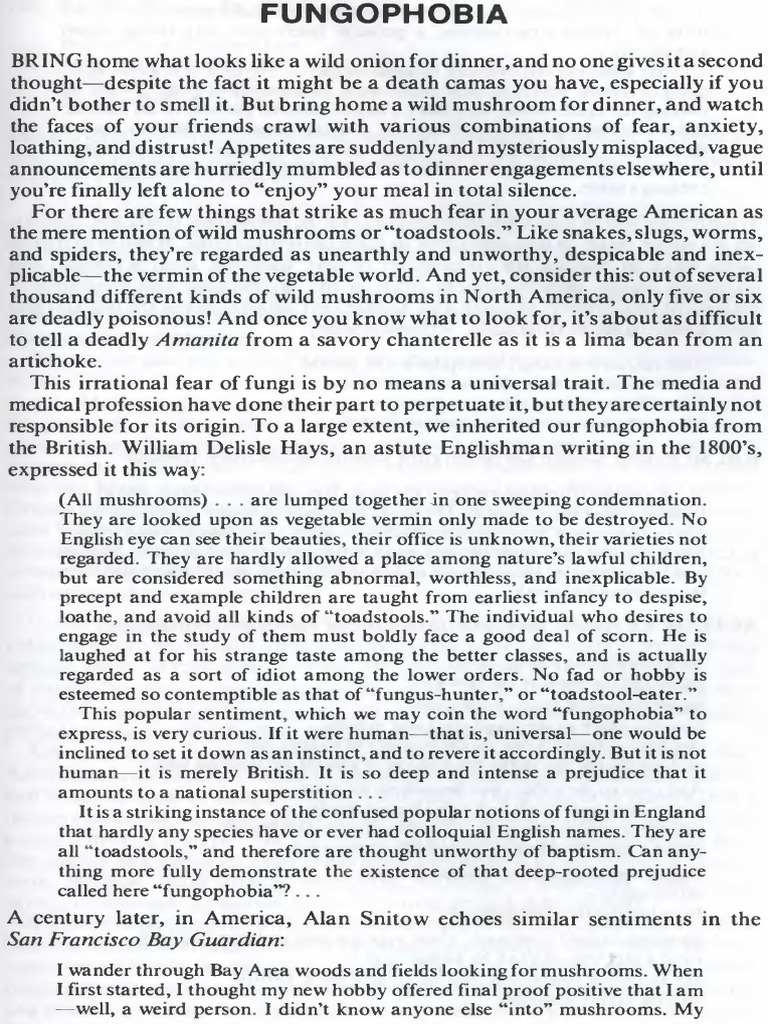 (David Arora) Mushrooms Demystified | PDF