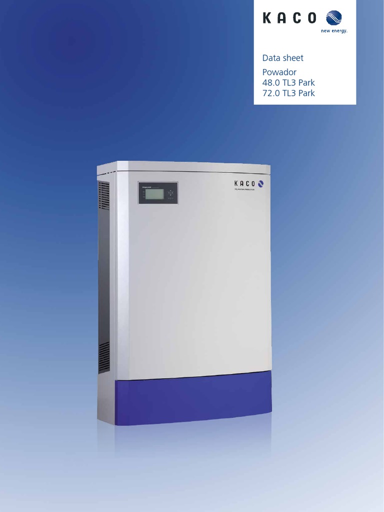 Kaco Powador 48 y 72 | Power Inverter | Photovoltaic System