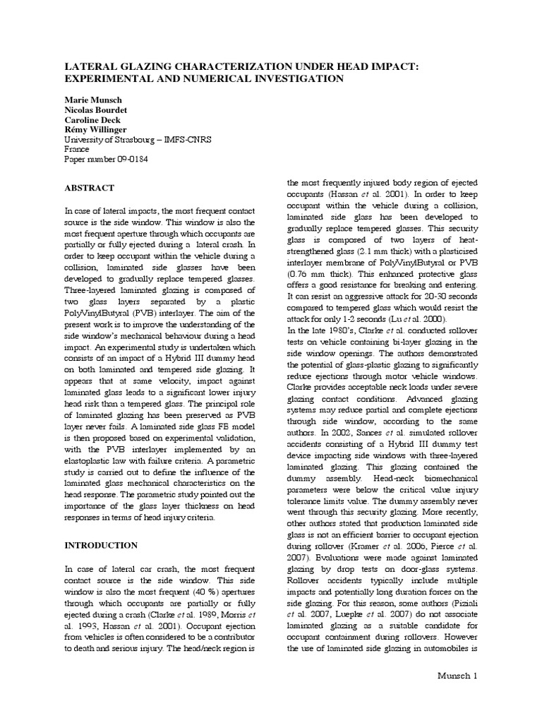 Young's Modulus of Glass and PVB | PDF | Eigenvalues And Eigenvectors ...