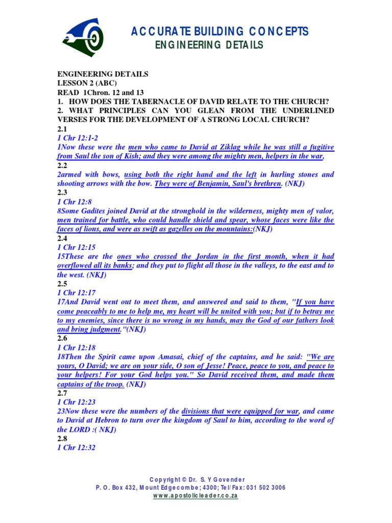 1.2 Engineering Details | PDF | Elijah | David