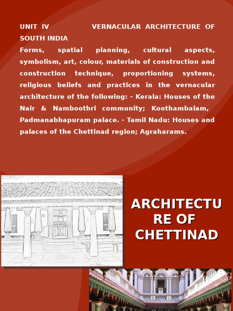 Unit 4(Chettinad) | Palace | Column