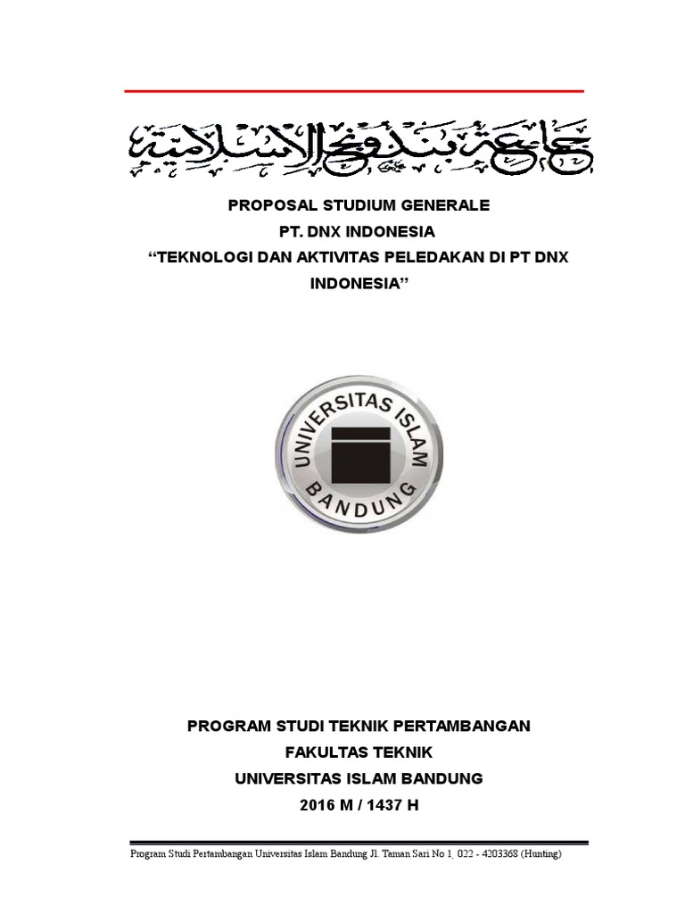 Teknologi Peledakan di PT DNX Indonesia | PDF