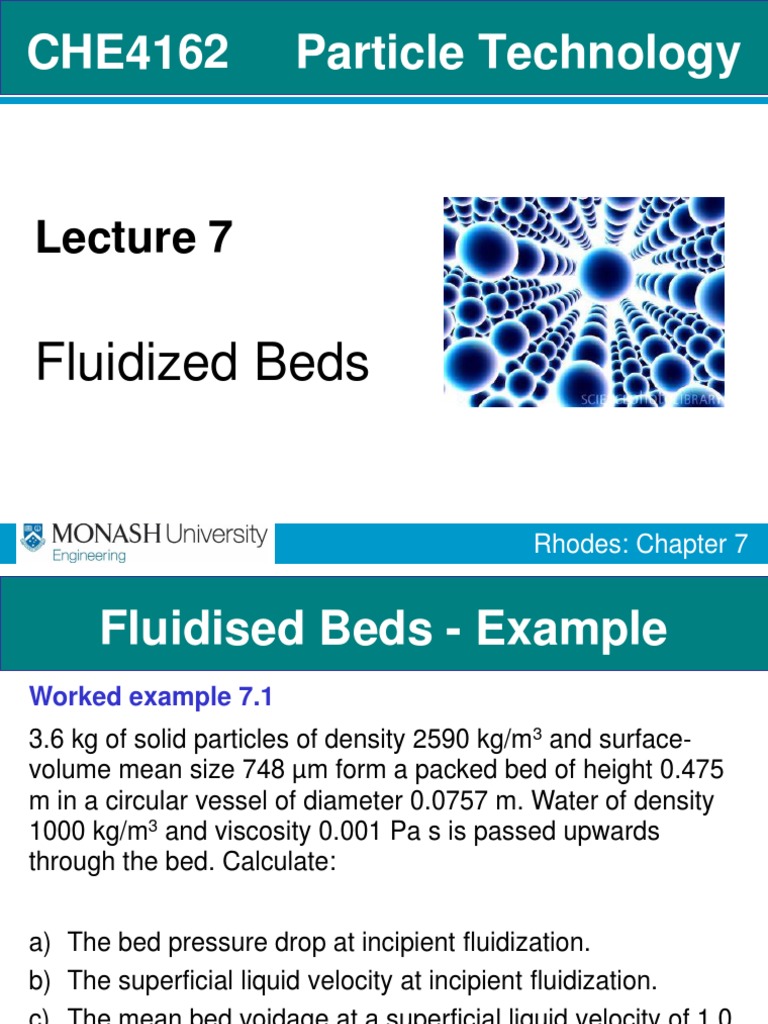 L07 Fluidized Beds | Download Free PDF | Fluidization | Heat Transfer