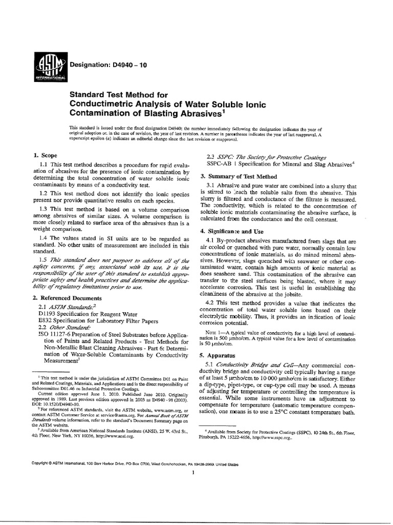 ASTM D4940 -10