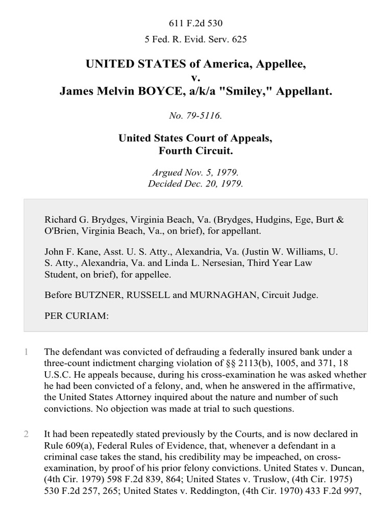 Legal Analysis: Boyce v. USA | PDF | Politics | Law