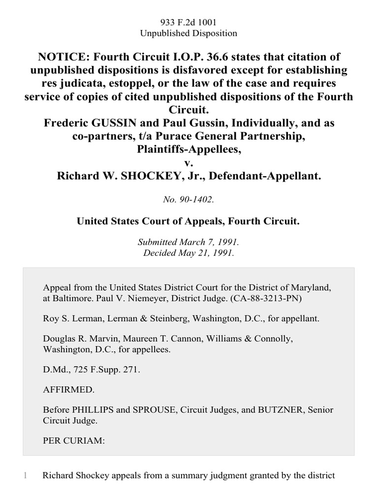 Frederic Gussin and Paul Gussin, Individually, and As Co-Partners, T/a ...