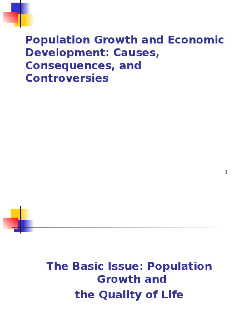 Population Growth and Economic Development | PDF | Economic Growth ...