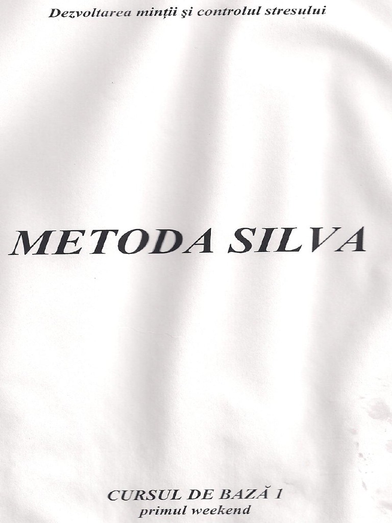Metoda Silva Curs de Baza PDF | PDF
