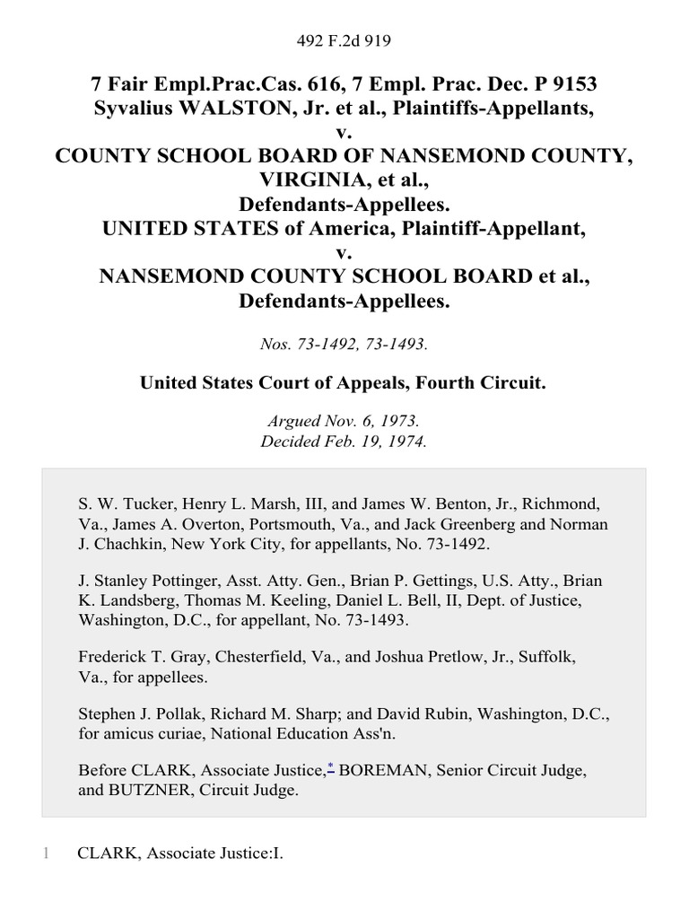 United States Court Of Appeals Fourth Circuit PDF Fourteenth