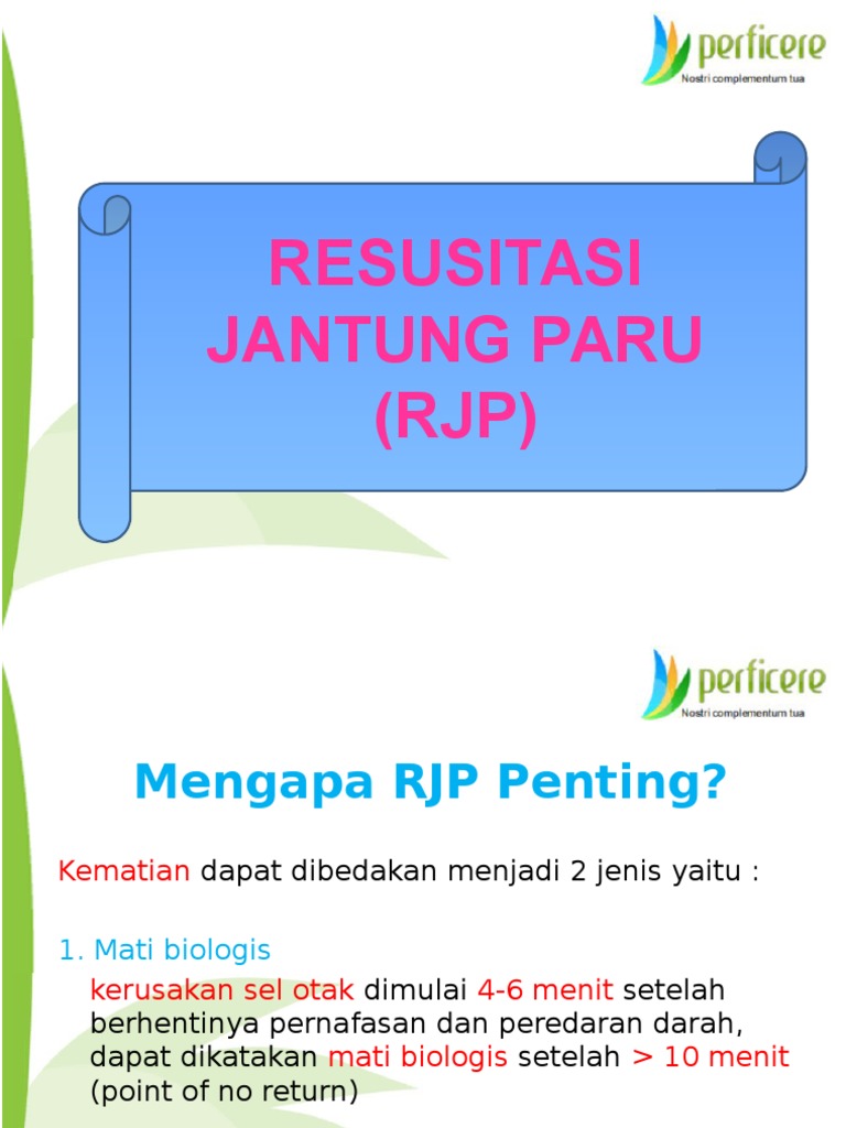 Langkah-Langkah RJP dan Penghentian | PDF | Pengembangan Diri ...