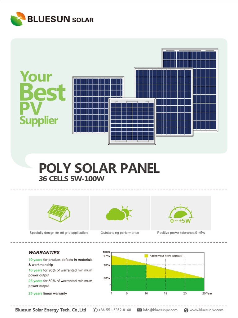 Bluesun Solar E-catalogue | Off The Grid | Solar Panel