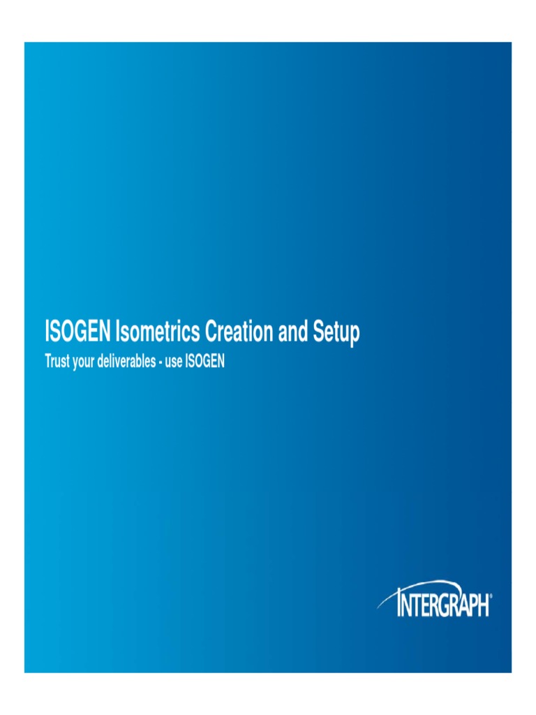 Isogen Isometrics Creation and Setup Webinar | PDF | Automation ...