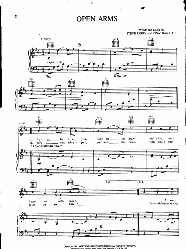 Open Arms | PDF