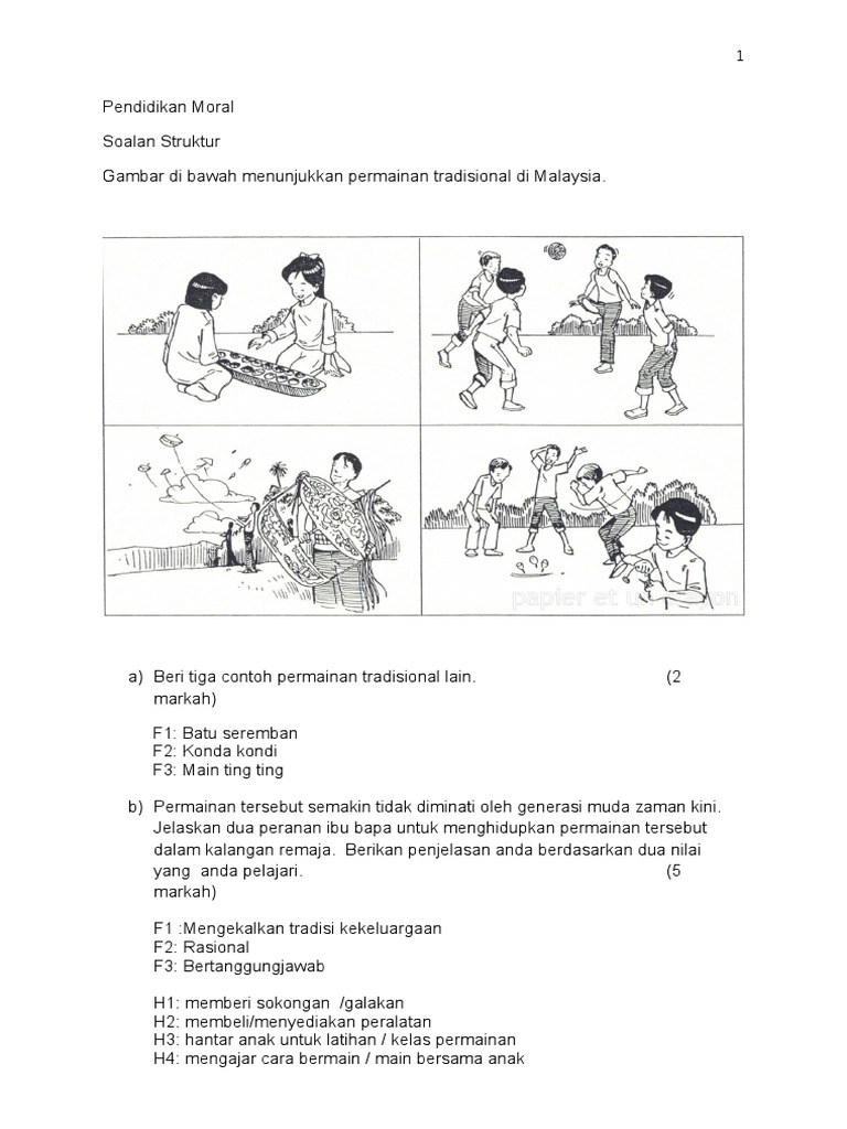 KBAT - CTH Soalan | PDF | Kesehatan Holistik