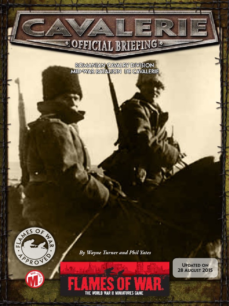 02D Romanian Cavalry Mid War P | PDF | Platoon | Battalion