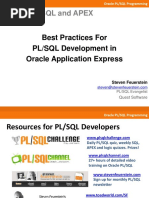 Oracle PLSQL Best Practices and Tuning PDF | PDF | Pl/Sql | Oracle Database
