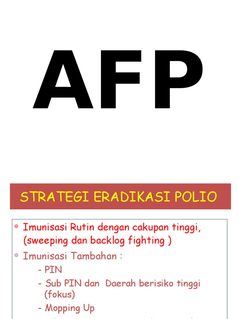 Surveilans AFP | PDF