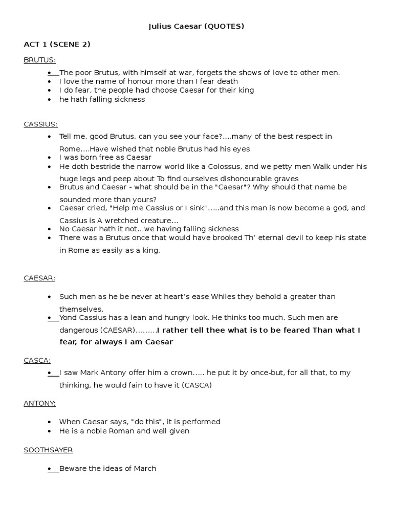 The Conspiracy Unfolds: Brutus and Cassius Sow Seeds of Doubt about ...