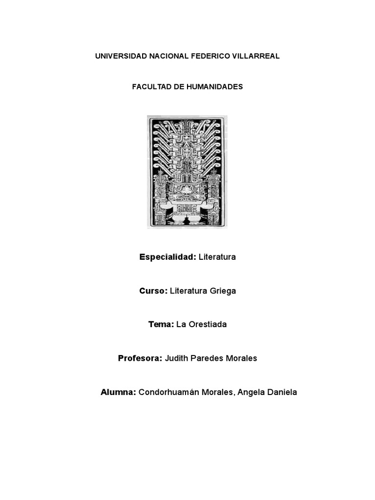 La Orestiada | PDF | Oresteia | Religión y creencia