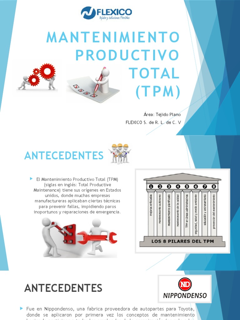 Mantenimiento Productivo Total (TPM) | PDF | Ingeniería de confiabilidad | Gestión de Procesos ...