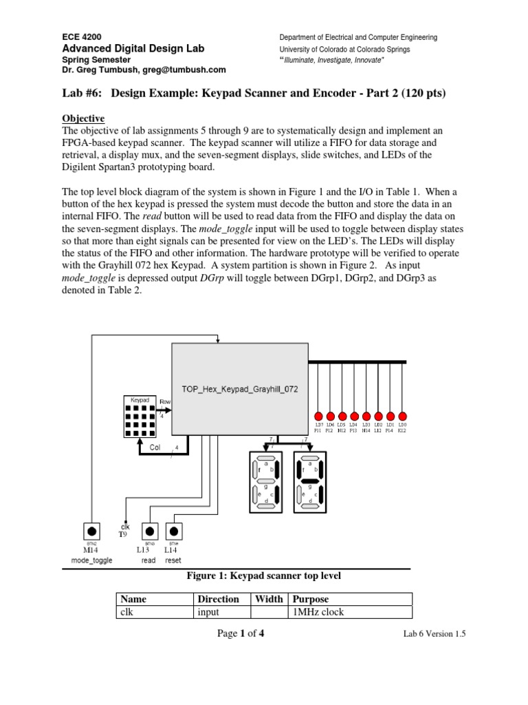 Lab6 PDF | PDF | Input/Output | Computer Architecture
