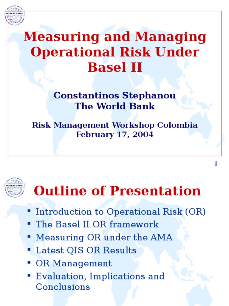 Measuring and Managing Operational Risk Under Basel II | PDF | Basel Ii ...