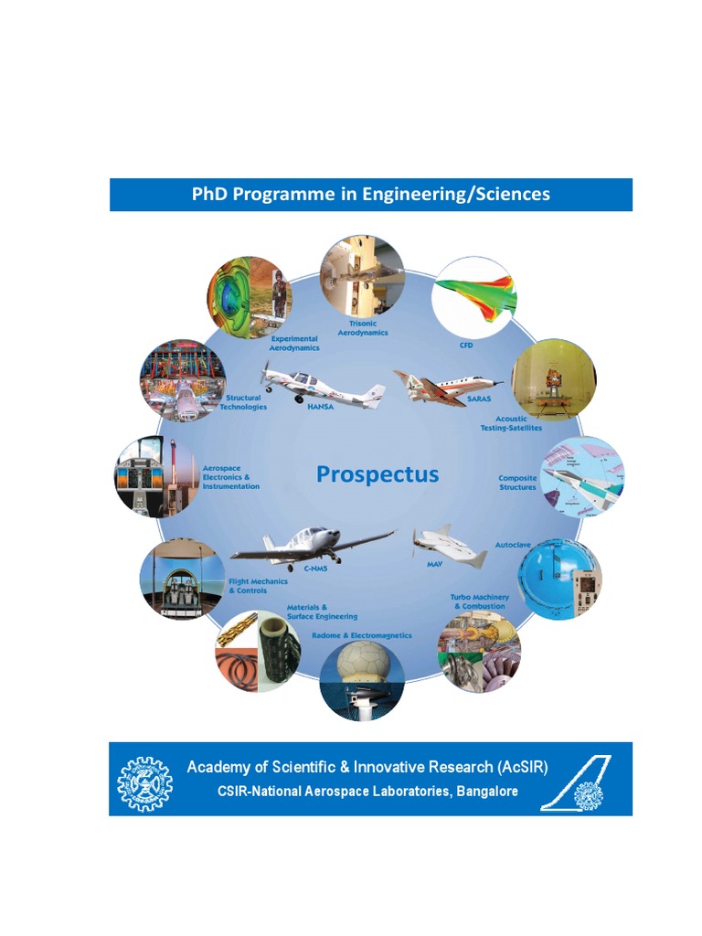 CSIR-NAL-AcSIR PHD Programme in Engineering and Sciences - Prospectus | PDF | Plasticity ...