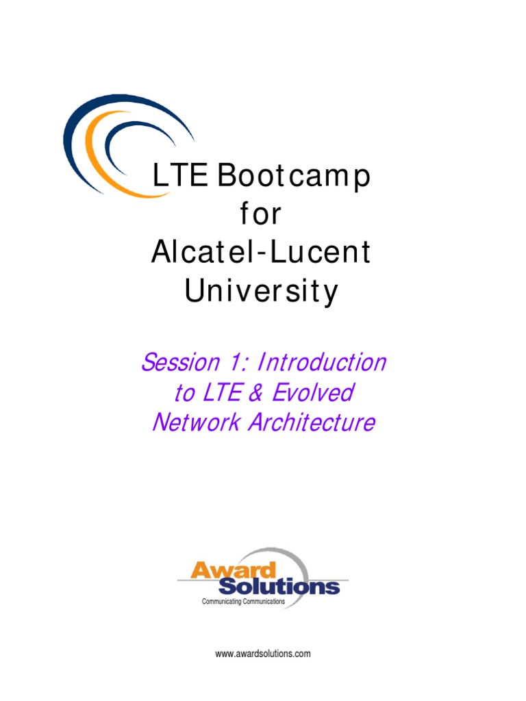 01 Introduction To LTE - Evolved Network Architecture Final P PDF | PDF ...