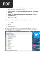 Panduan LibUSB untuk Mediatek USB | PDF