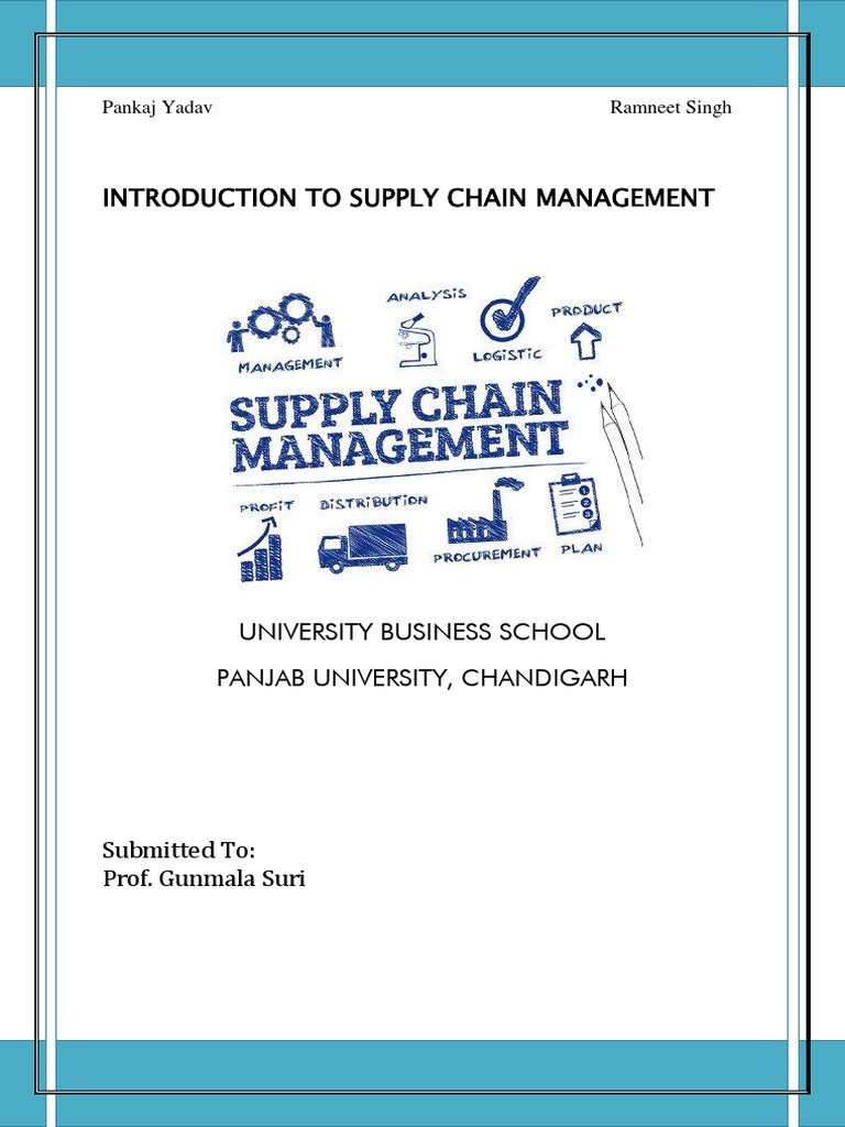 Introduction To Supply Chain Management Pankaj and Ramaneet | Download ...