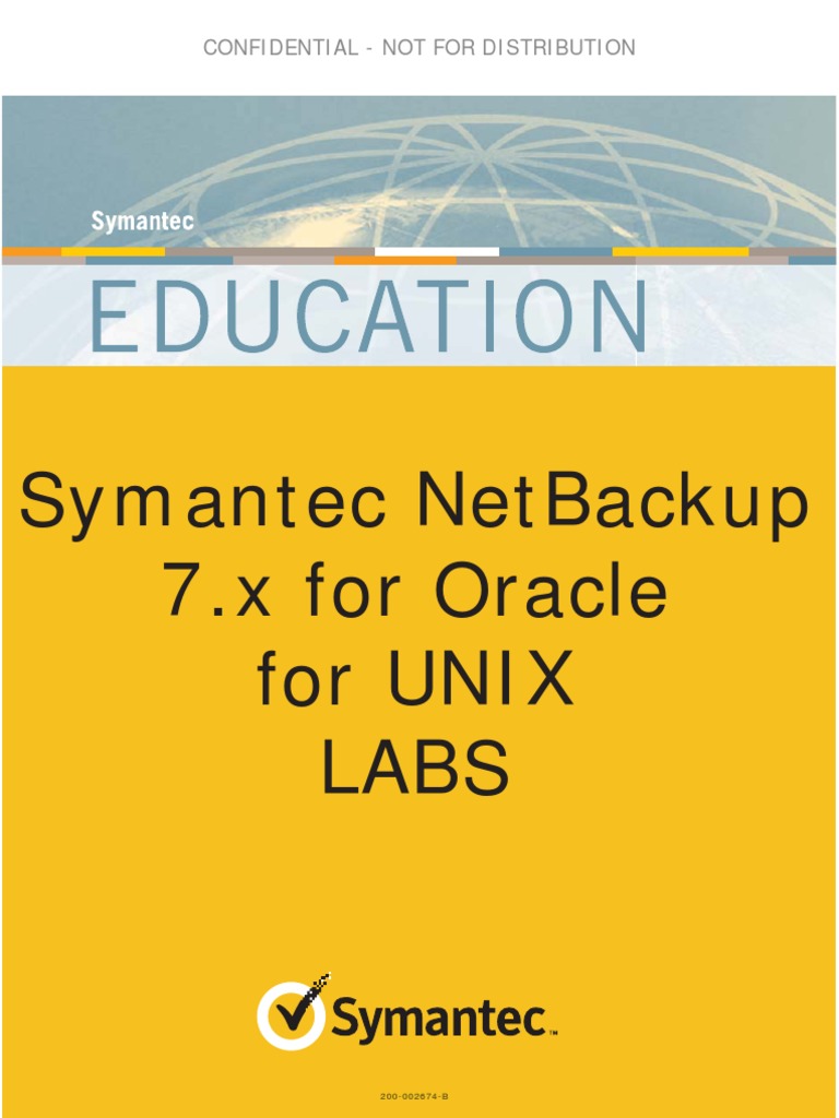 Symantec Netbackup 7x For Oracle Lab Pdf Oracle Database 7927