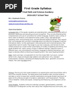 Kindergarten Syllabus | PDF | Phonics | Syllable
