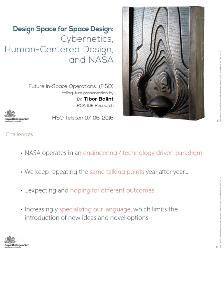NASA FISO Presentation: Design Space For Space Design - Cybernetics ...