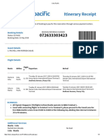 PAL Boarding Pass Sample for Flight PR 2808 | PDF | Airlines | Transport