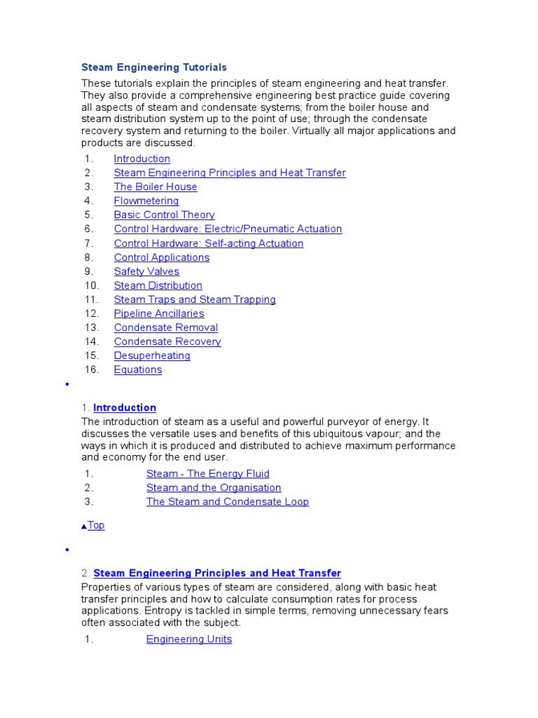 Steam Engineering Tutorials | PDF | Steam Engine | Boiler